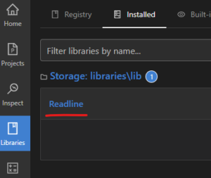 PlatformIO-Management and use of self-made libraries. | Take4-blue